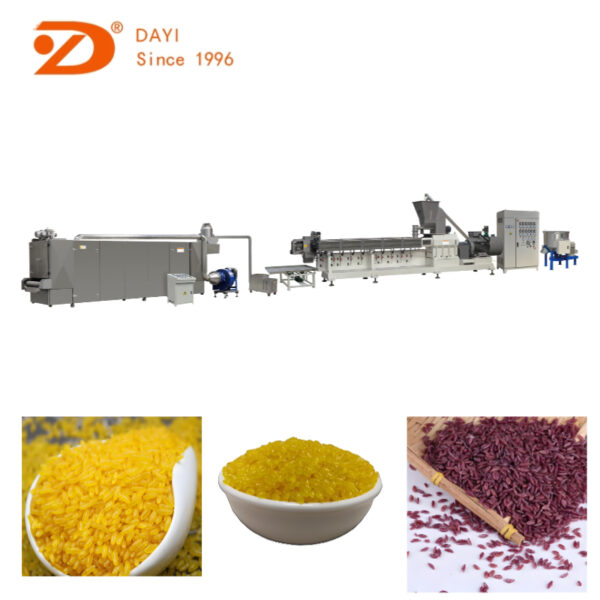 Fortified Rice Processing Line – puffed snack food extruder machine